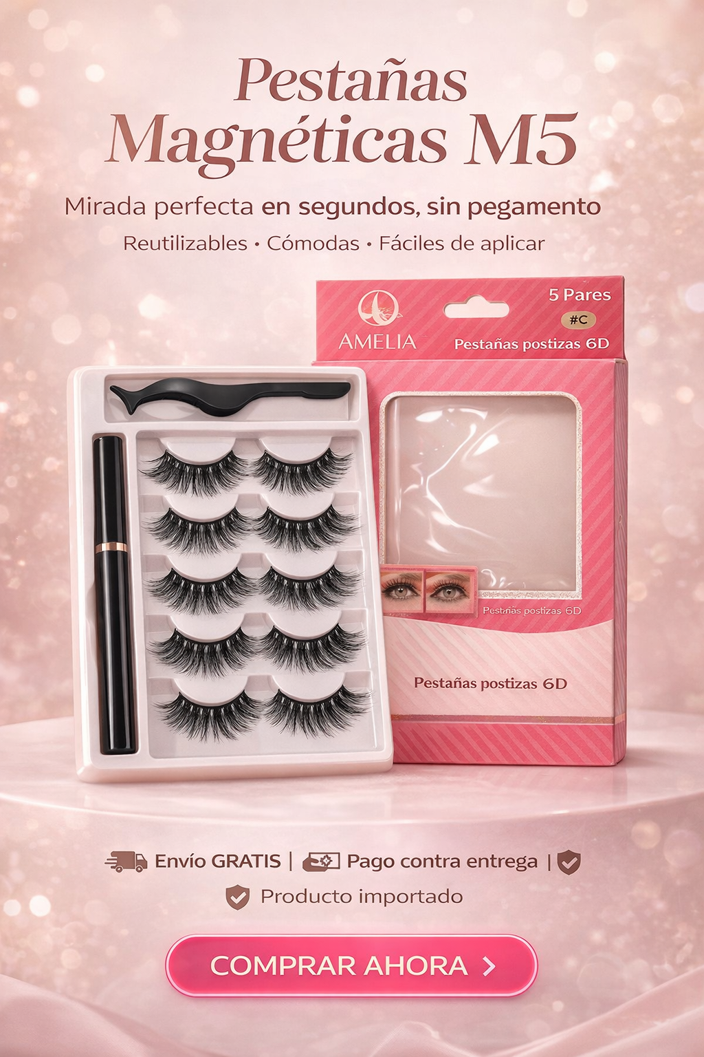 Pestanas Magnéticas Reutilizables – MAVIRA SHOP